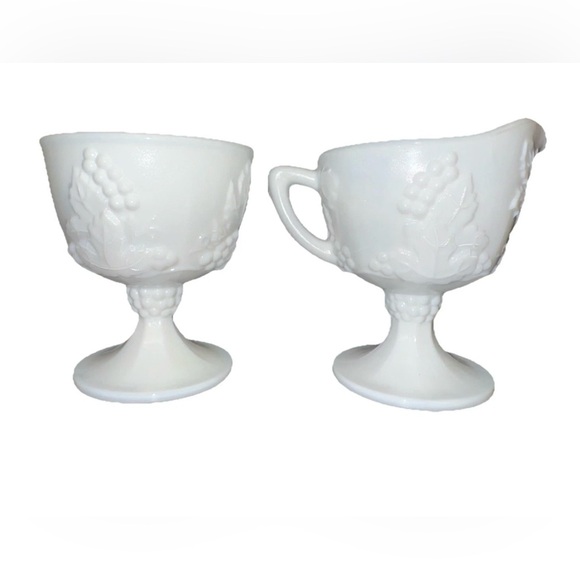 Indiana Glass | Dining | Vintage Indiana Milk Glass Colony Harvest ...